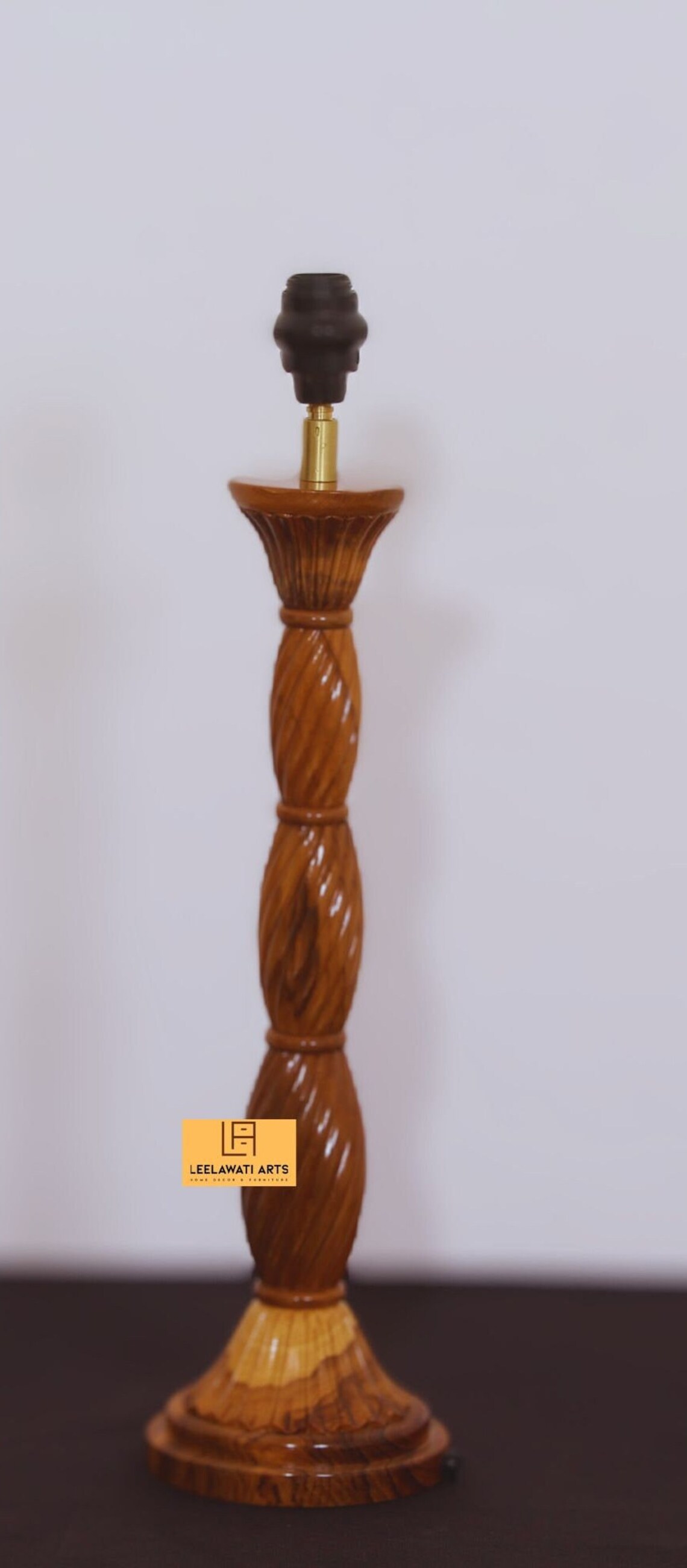 Wood Table Lamp Home Decorative | Wood Carving Design Lamp Night Stand ...