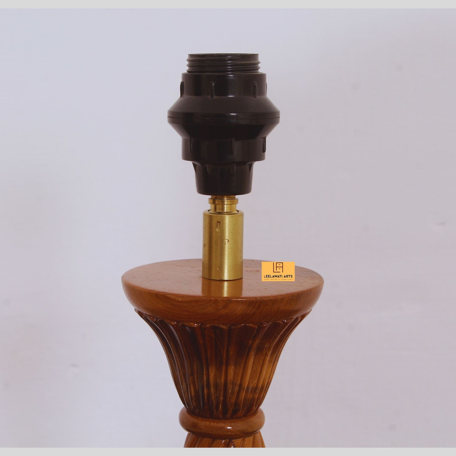 Wood Table Lamp Home Decorative | Wood Carving Design Lamp Night Stand ...