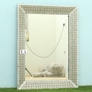 Home Decor Wood Mother of Pearl Mirror Frame and Antique Design ...