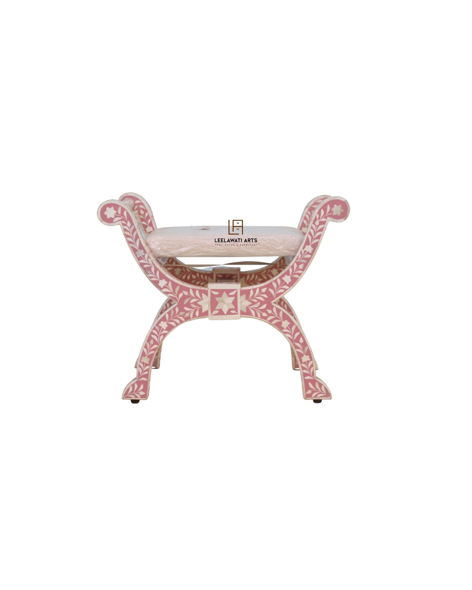 Luxury Bone Inlay Roman Chair Seat Chair ready to Move - Etsy