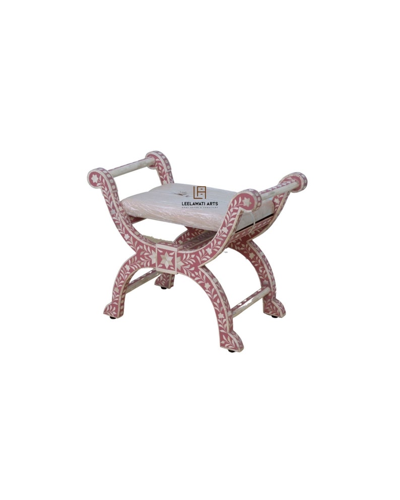 Luxury Bone Inlay Roman Chair Seat Chair ready to Move - Etsy