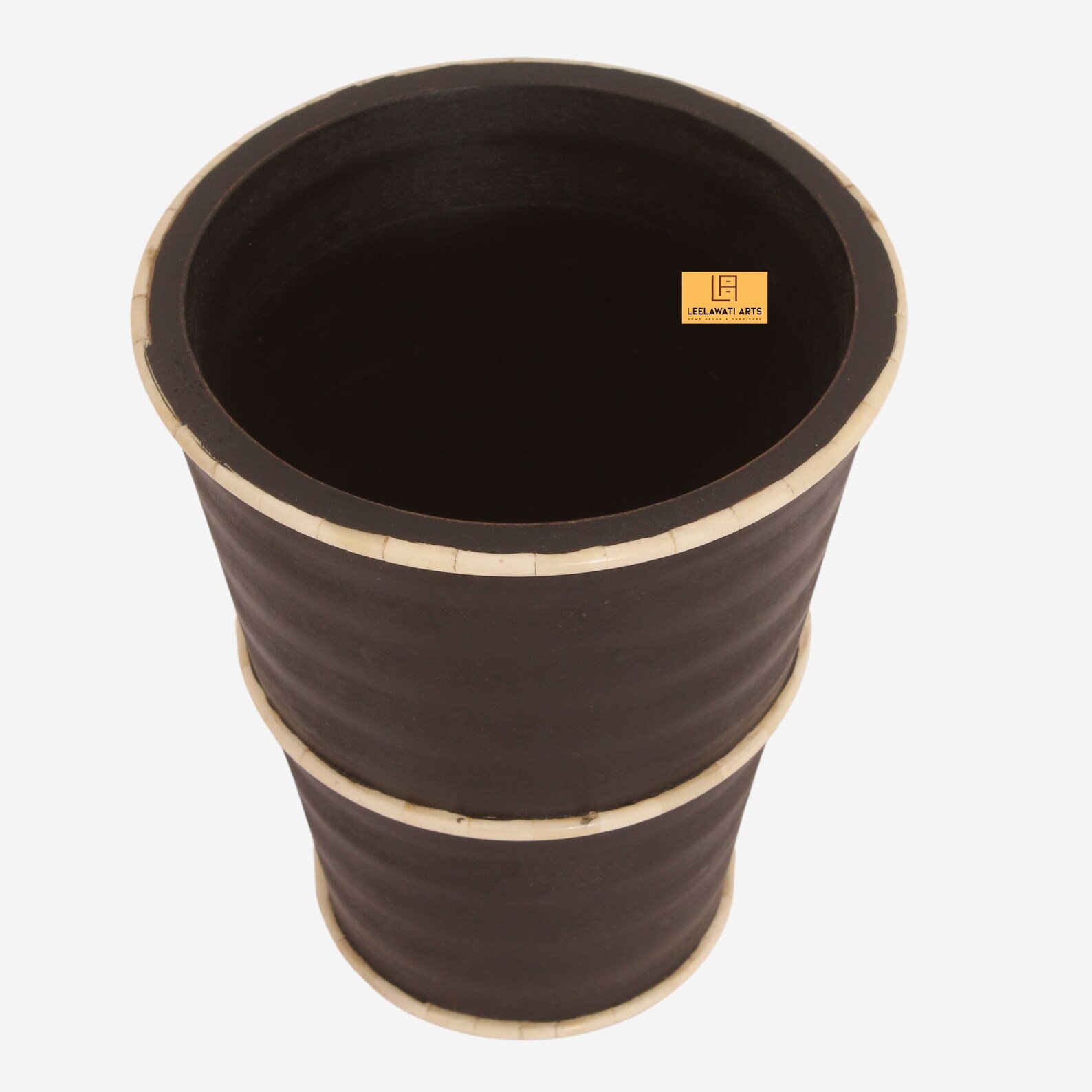 Home Decorative Bone Inlay Planter | Bone Inlaid Paper Duster | Bone ...