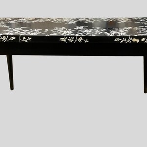 Bone Inlay Dining Table Home Décor Wood Bone Inlay Hall Table Study ...