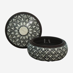Wooden Bone Inlay Round Storage Box - Etsy