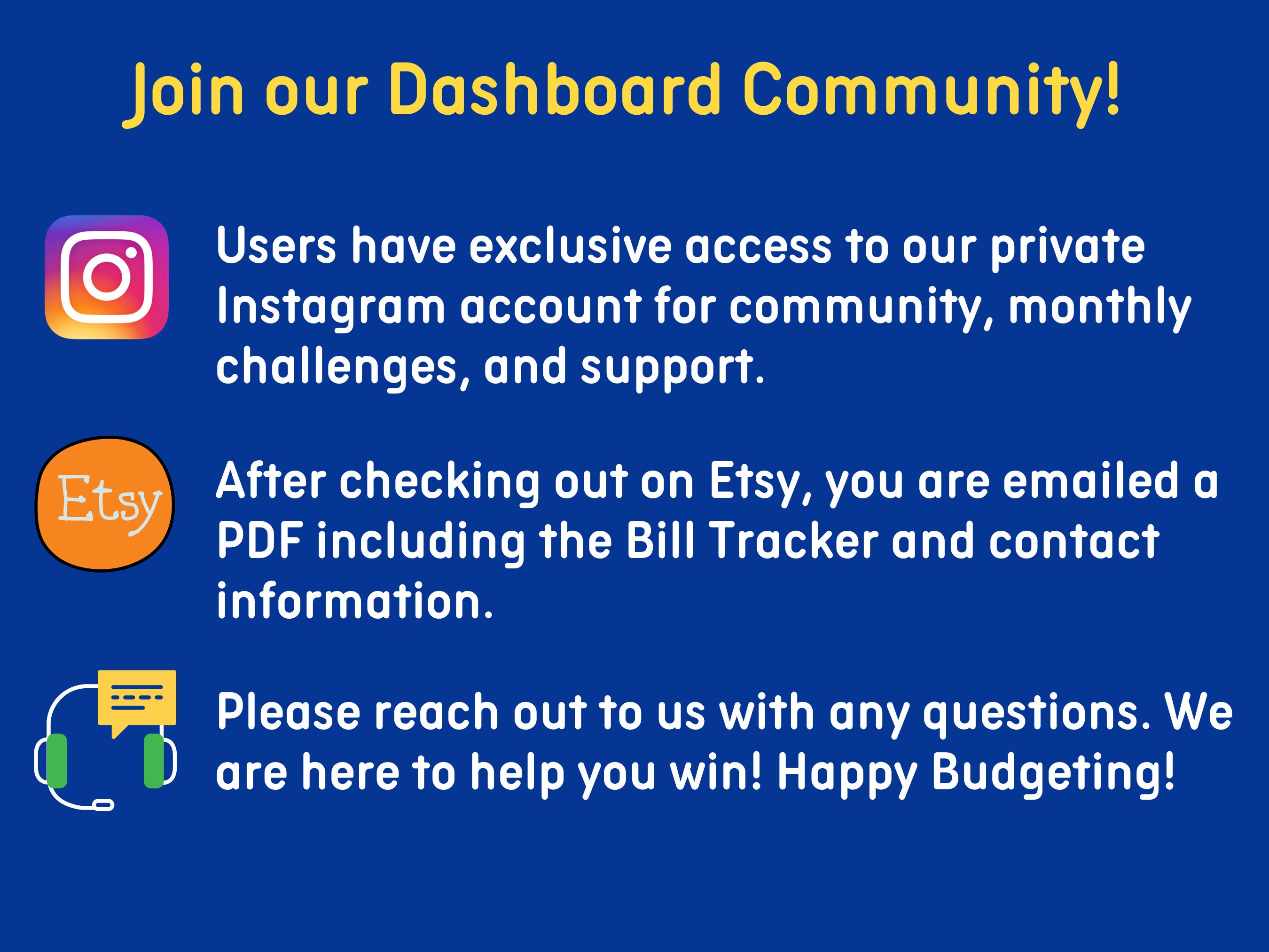Bill Tracker, Digital Bill Tracker Spreadsheet, Google Sheets Bill ...