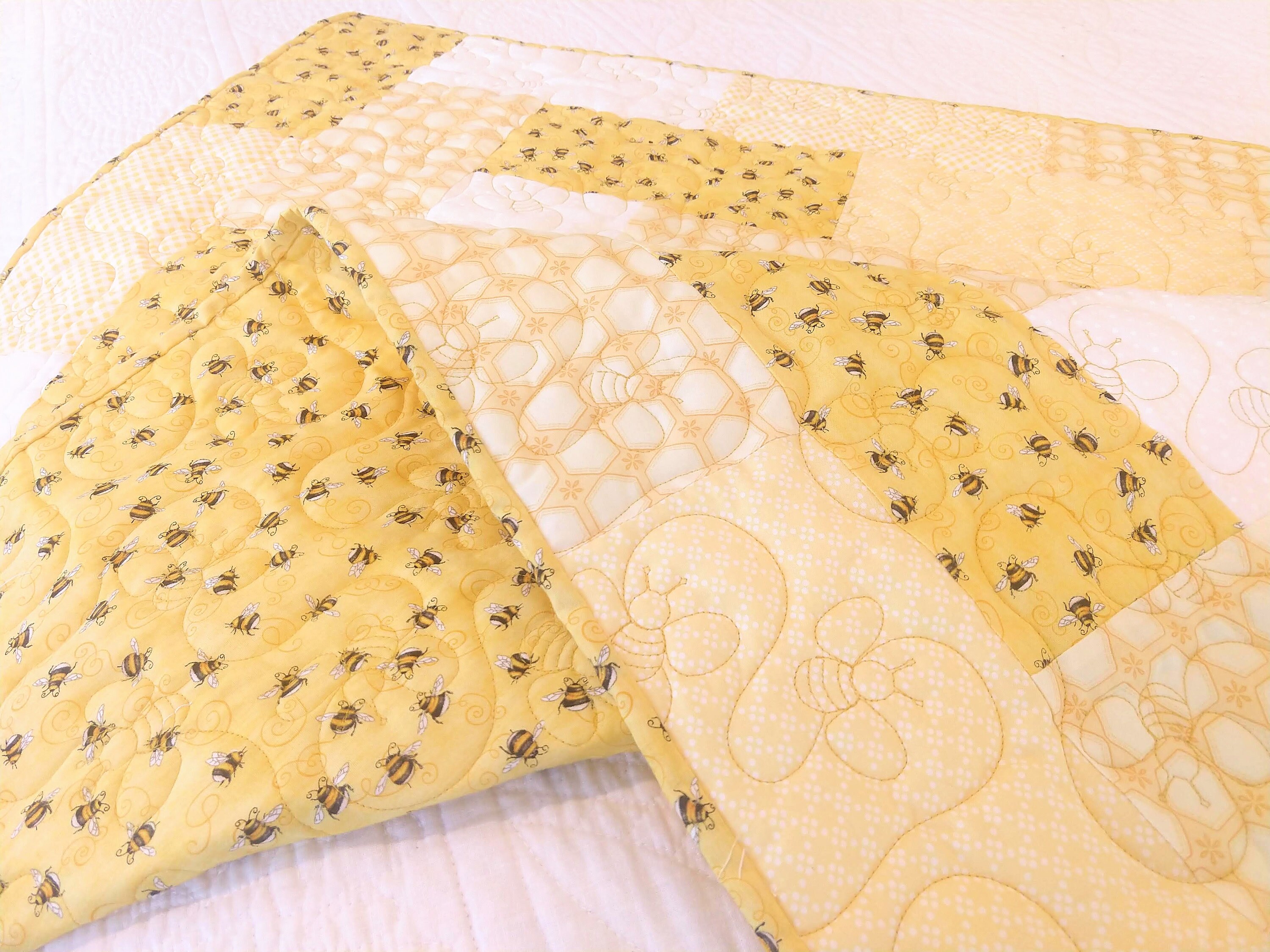 Bumblebee Patchwork Quilt - Etsy