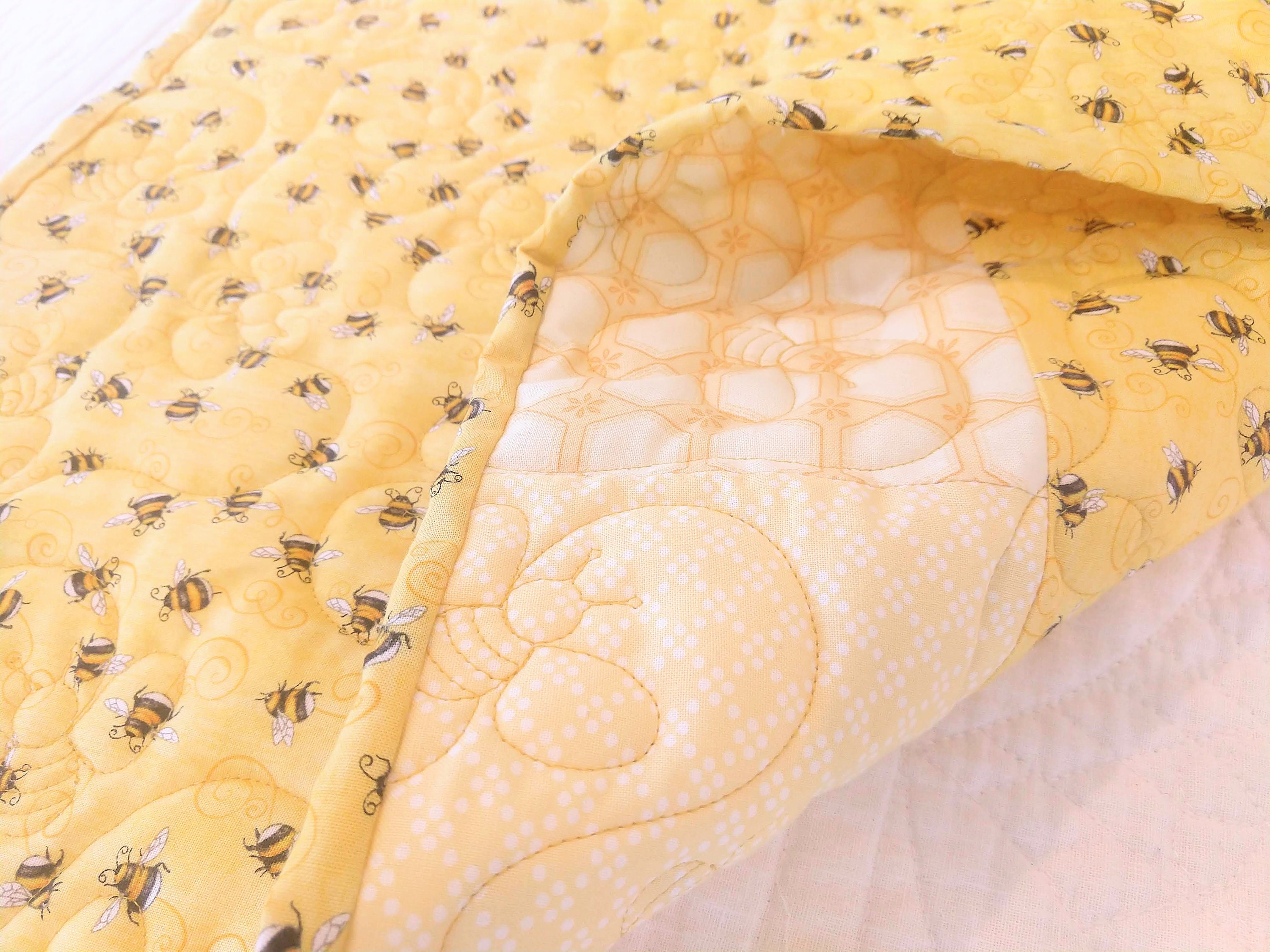 Bumblebee Patchwork Quilt - Etsy
