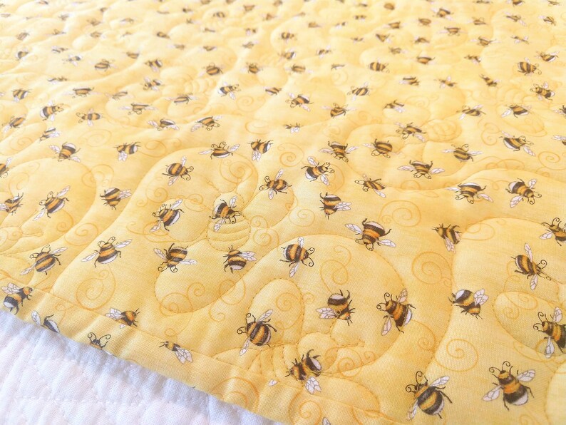 Bumblebee Patchwork Quilt - Etsy