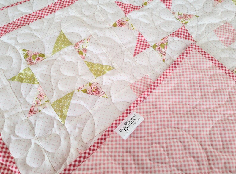 Pretty in Pink Baby Girl Quilt 37" X 37" - Etsy