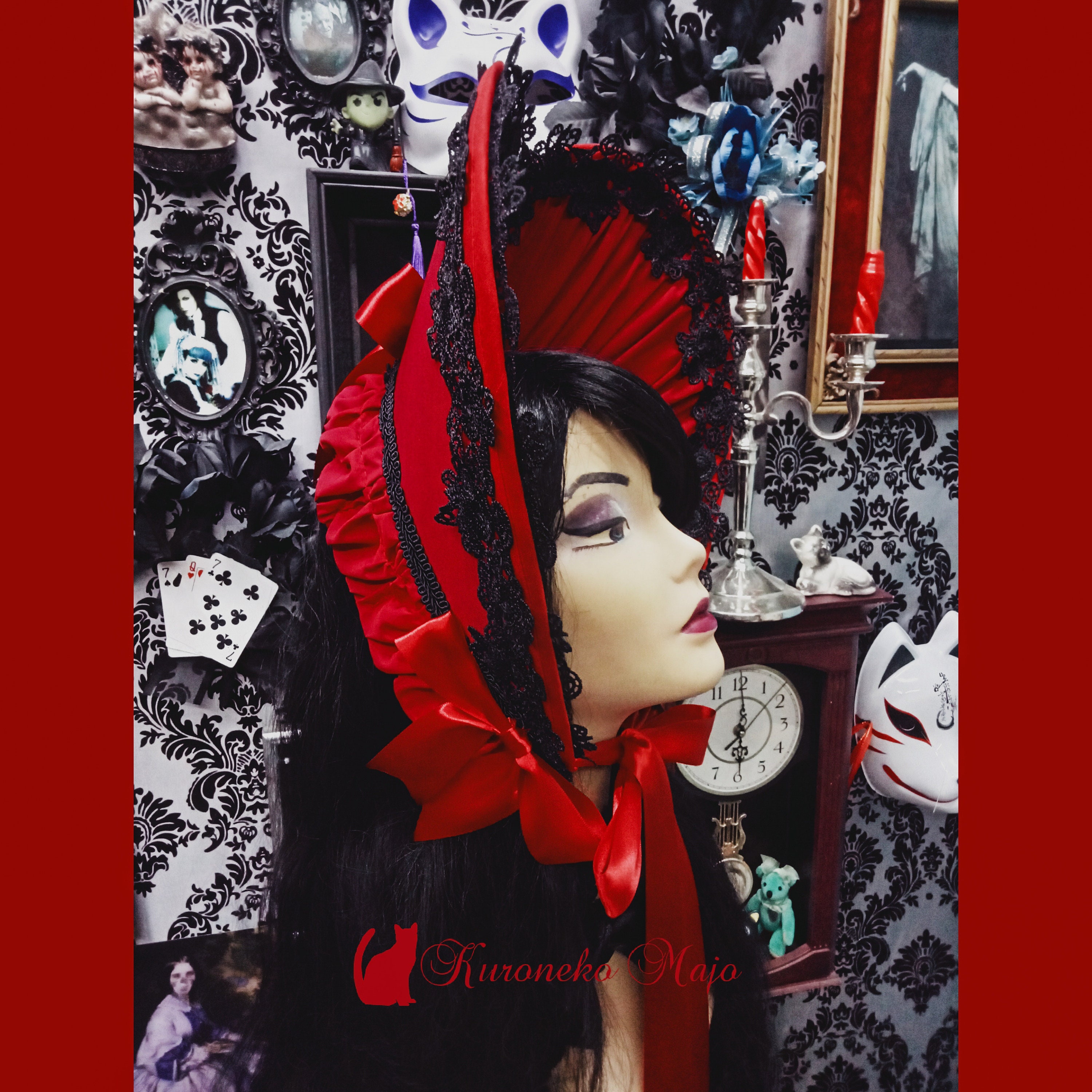 Heart Bonnet Gothic Lolita - Etsy