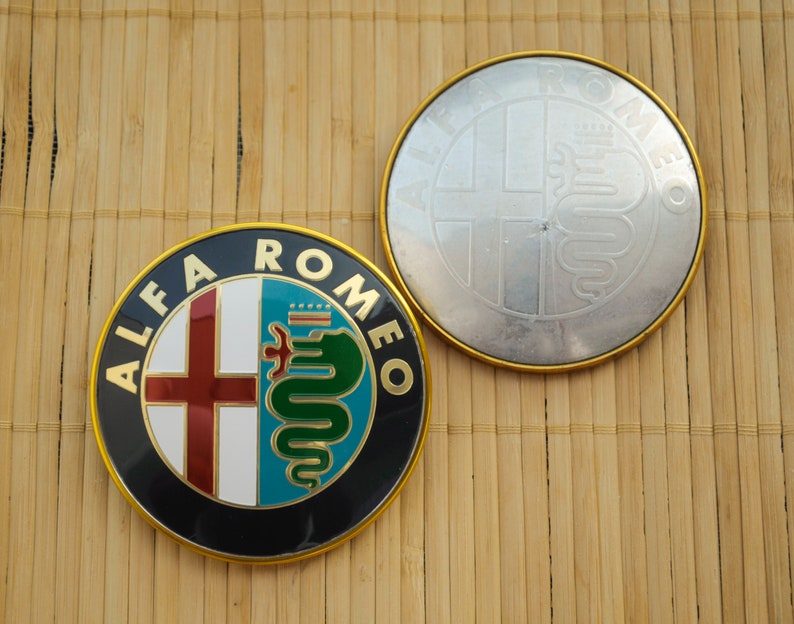 Alfa Romeo 75 Front Grille Badge Retrofit Emblem 60596492 Replacement ...