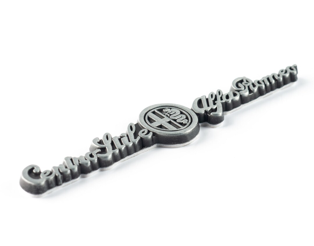 Centro Stile Alfa Romeo 8C Fender Emblem Style Center Metal Sticker ...