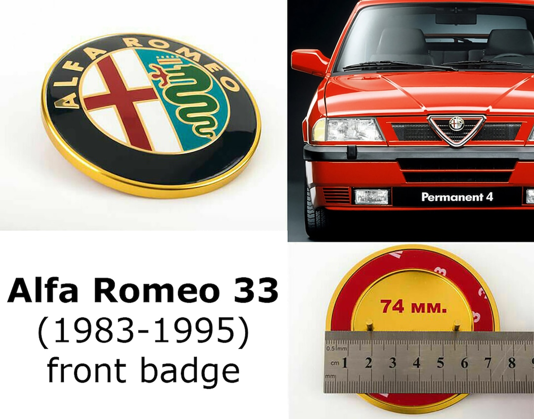 Alfa Romeo 33 Front Grille Badge Replacement 60596492 Alternative ...