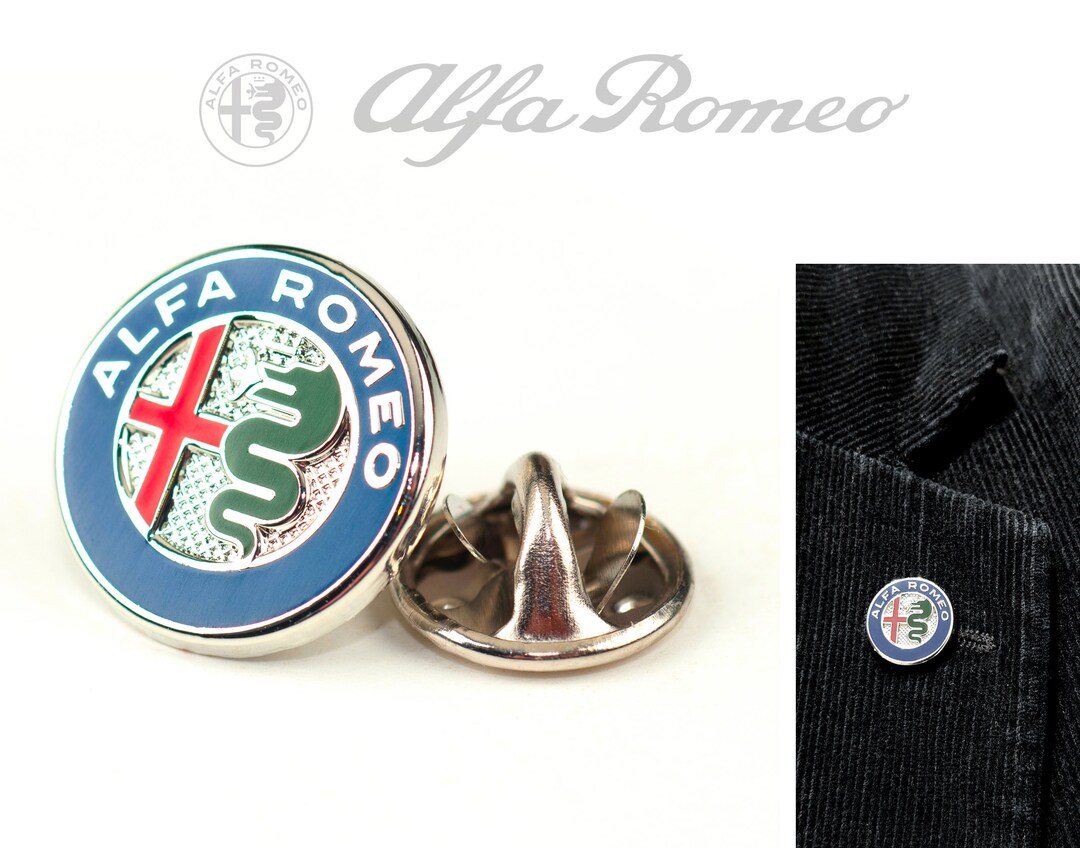 Alfa Romeo Enamel Pin Badge New Design Logo Giulia Brooch - Etsy