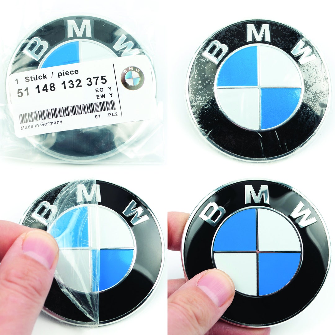 BMW Roundel 74mm Front or Rear Car Emblem Bonnet or Boot 51148132375 ...