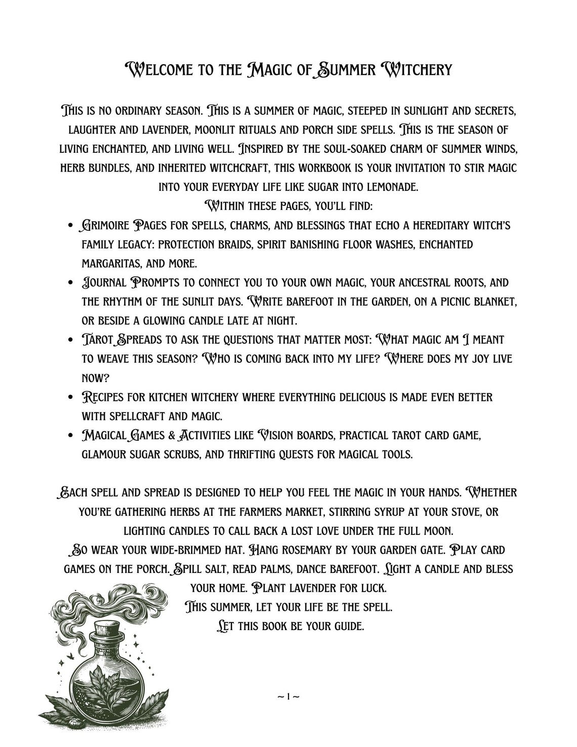Summer Witchery | A Practical Magic Inspired Guide to Summer ...