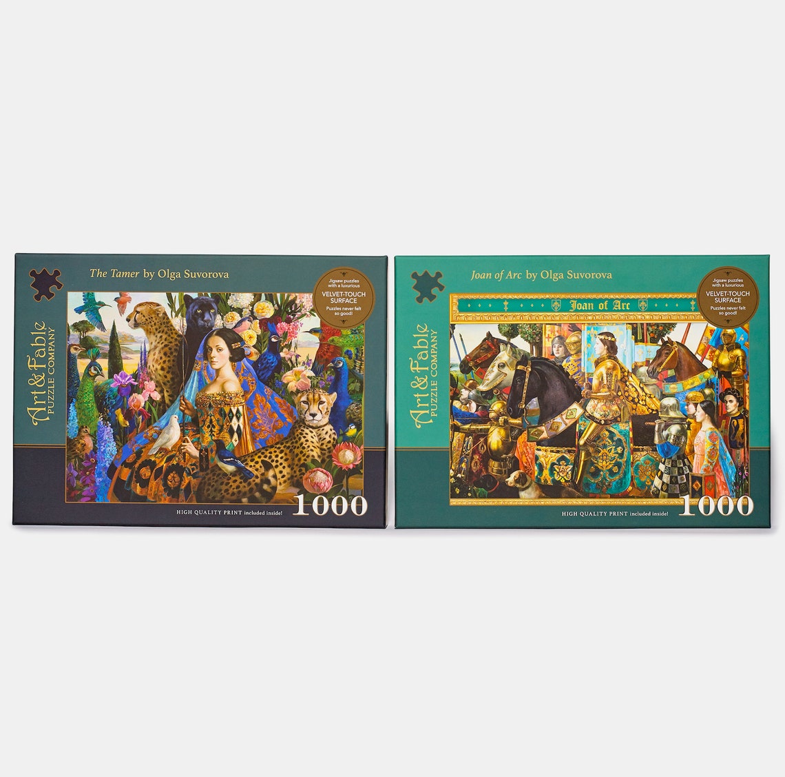 Joan of Arc; 1000-pc Velvet-touch Jigsaw Puzzle Featuring the Art of ...