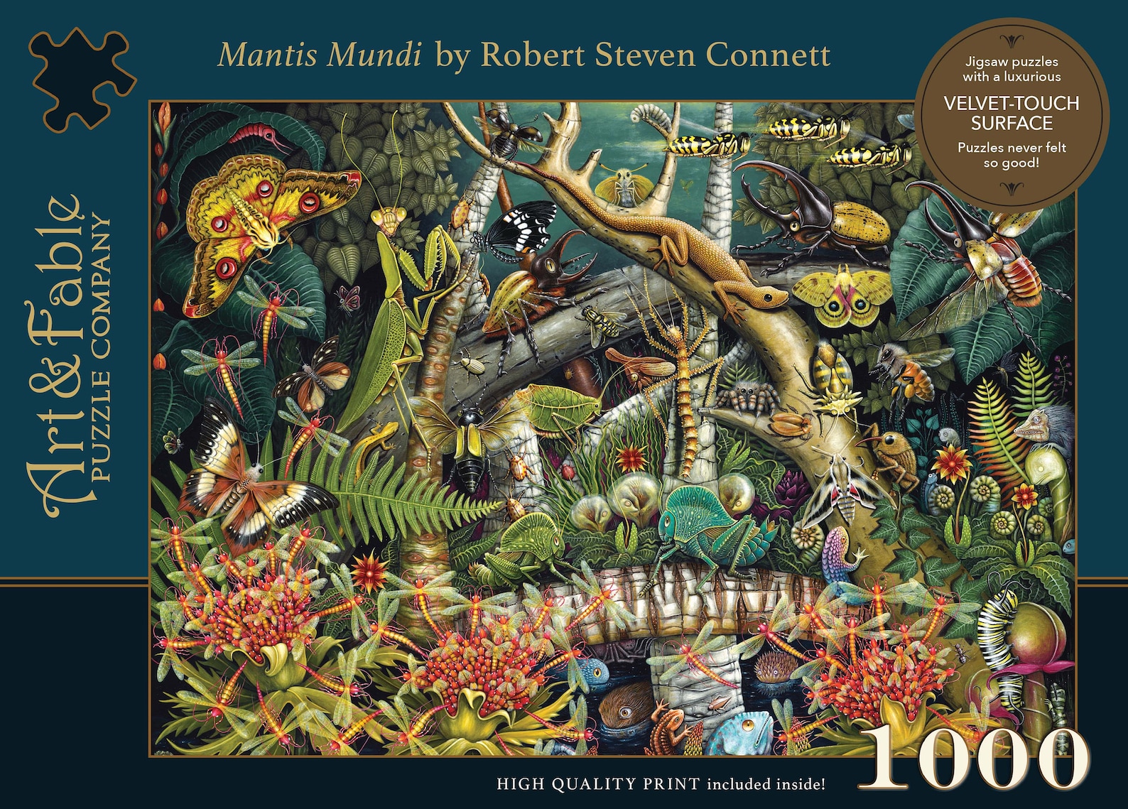 Mantis Mundi 1000-piece Velvet-touch Jigsaw Puzzle - Etsy