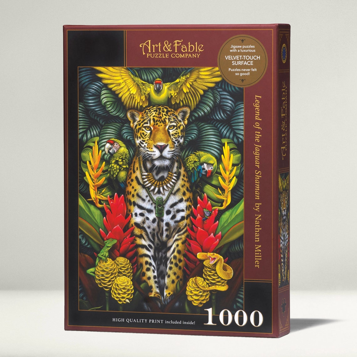 Legend of the Jaguar Shaman 1000-piece Jigsaw Puzzle by Nathan Miller ...