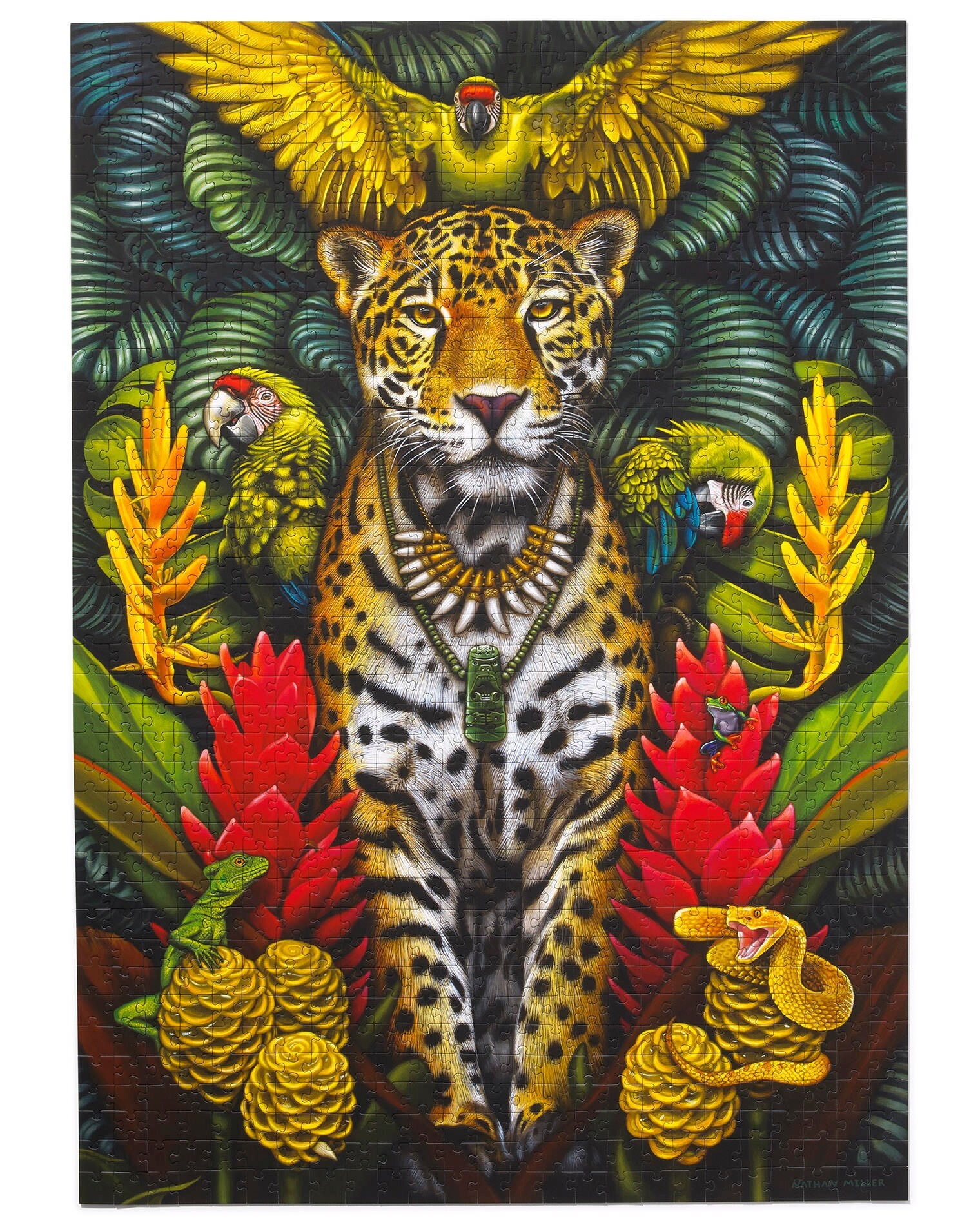 Legend of the Jaguar Shaman 1000-piece Jigsaw Puzzle by Nathan Miller ...