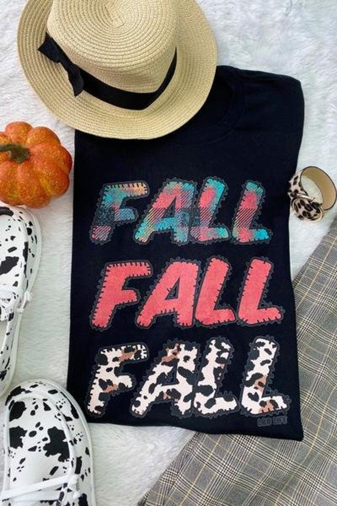 Fall, Green Plaid, Cow Print, Red, Halloween, Thanksgiving - Etsy