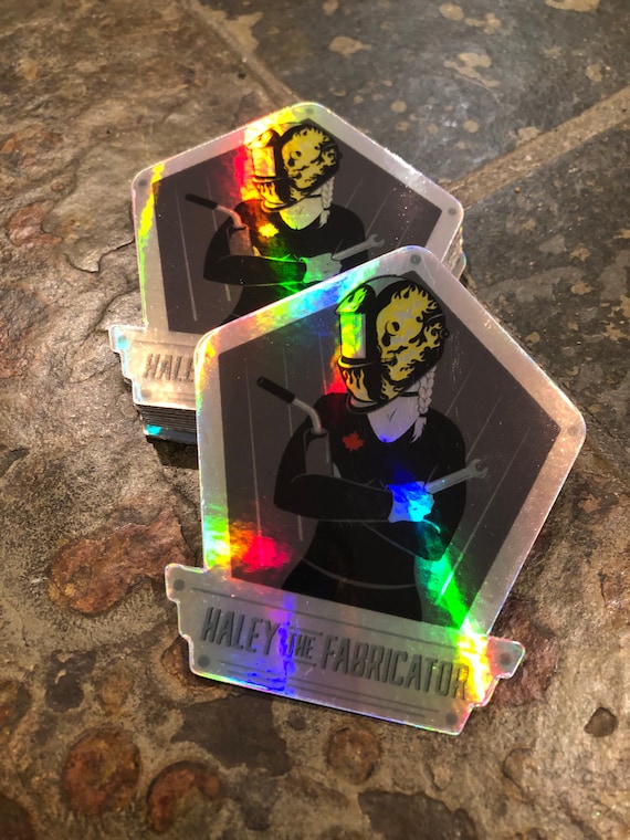 Haley the Fabricator Stickers - Etsy