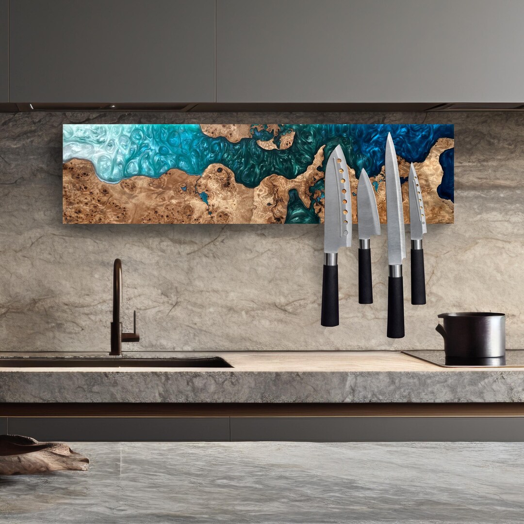 Large Magnetic Knife Rack Block Holder,knife Block Magnetic,knife Block ...