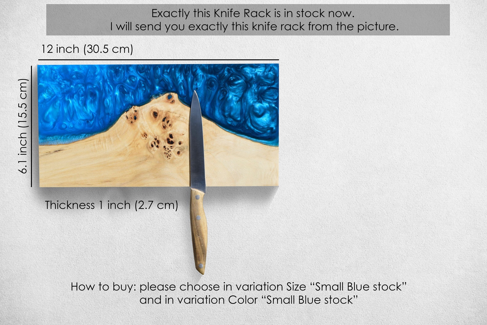 Large Magnetic Knife Rack Block Holderknife Block - Etsy