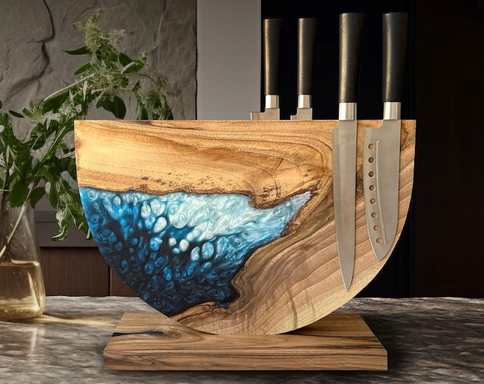 Sleek Design Knife Block - Etsy