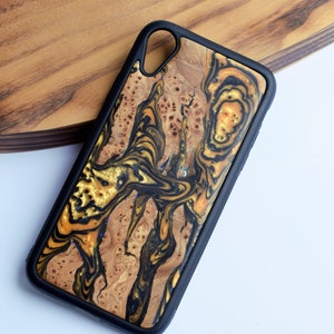 Epoxy Resin Wood iPhone XR Case,epoxy Resin River Case iPhone 7 8 Plus ...