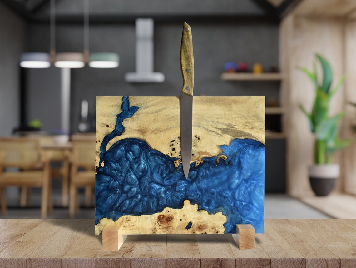 Magnetic Knife Rack Epoxy Resin Woodknife stripwooden | Etsy