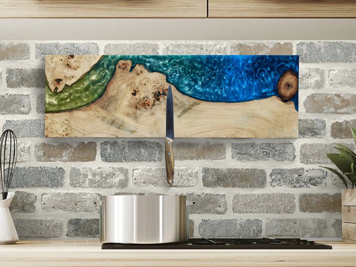 Large Magnetic Knife Rack Block Holderknife Block - Etsy