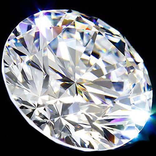 Lovely 6 MM 0.70 Carat off White Round Brilliant Diamond Cut - Etsy