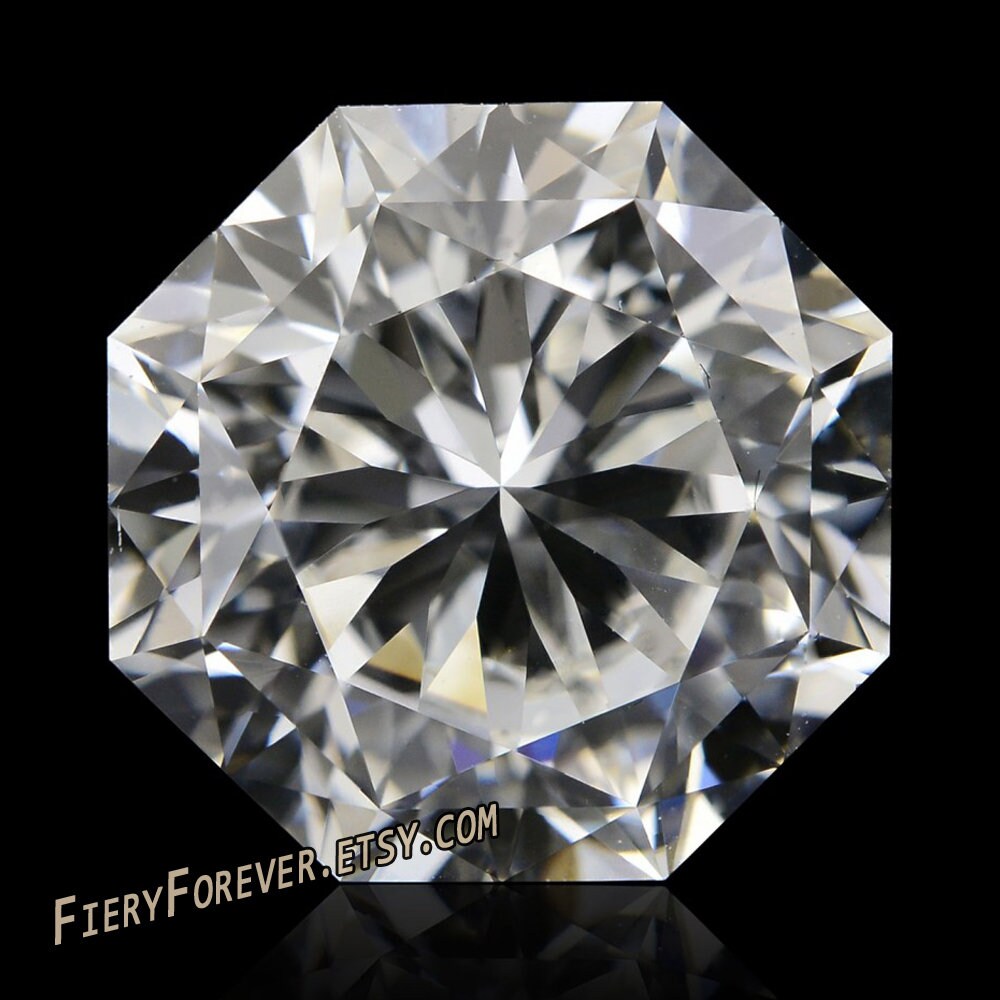 Stunning 4 MM to 11 MM Full White Octagon Brilliant Cut Loose - Etsy