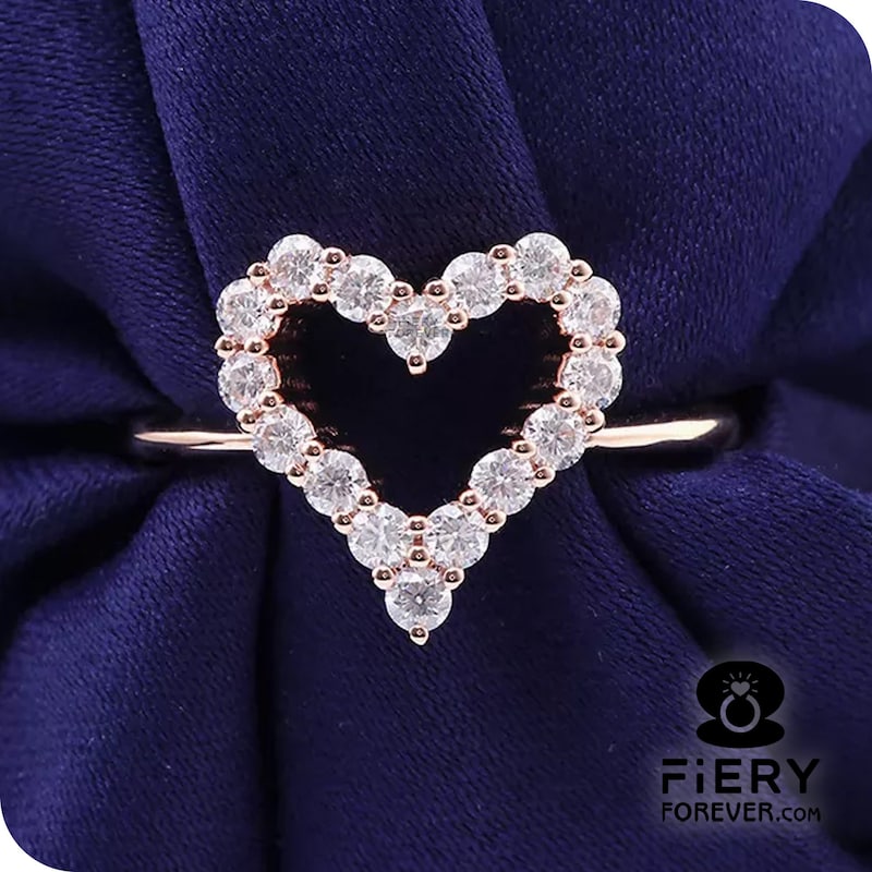 Heart Shape Rings - Etsy