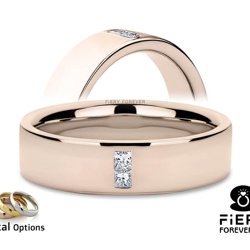 Flush Set Ring - Etsy