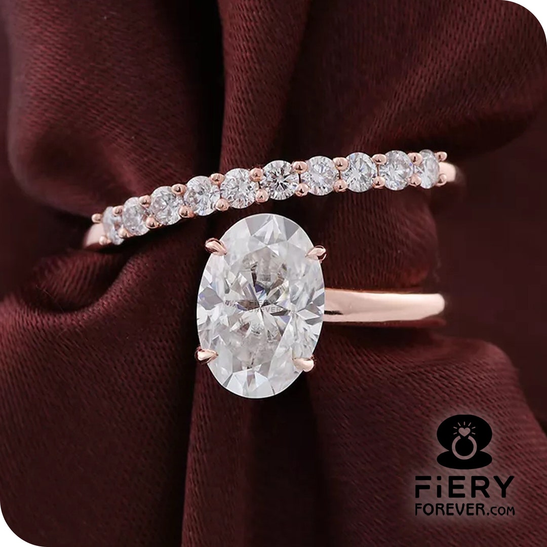 Unique Double Shank Designer Wedding Ring, Artdeco 2.25/ 3/ 4 Carat ...