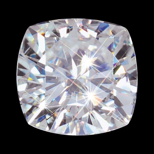 12 X 10 MM 6.00 Carat Fiery Full White Emerald Diamond Cut - Etsy