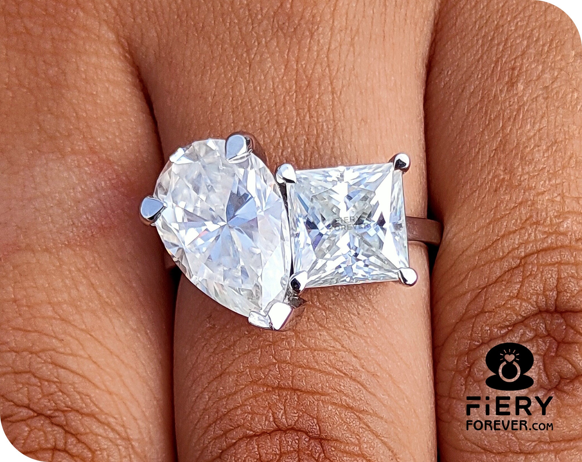 Emily Ratajkowski Celebrity Style Engagement Ring 5.50 TCW | Etsy