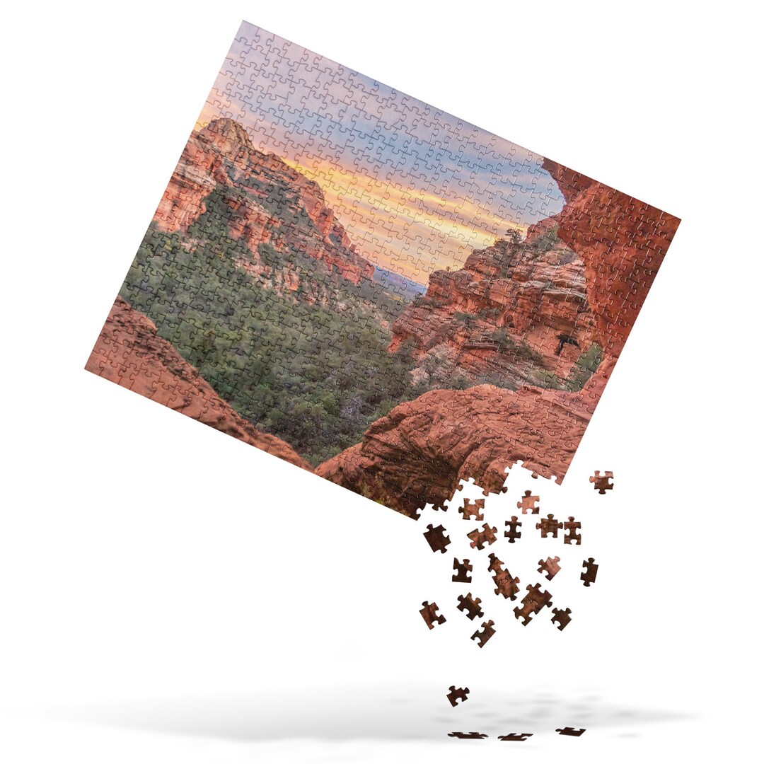 Sedona Arizona Puzzle, Sedona Sunset Puzzle, Sedona Photo Puzzle - Etsy