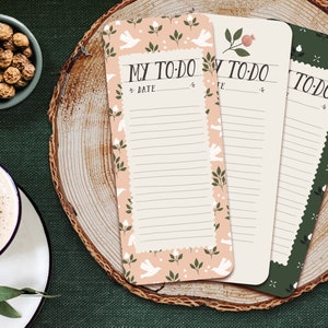 Printable To-do Cards | Set of 3 Designs | Instant Download | Vintage ...