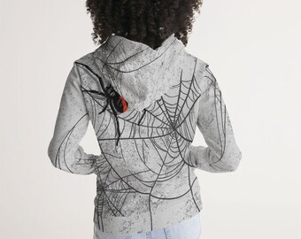 Black Spider Hoodie - Etsy