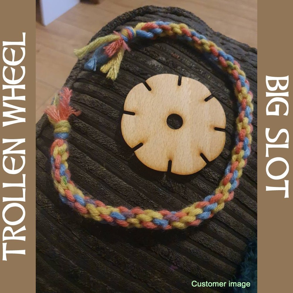 BIG SLOT Kumihimo, Braiding, Trollen Disc. Friendship Bracelet - Etsy UK