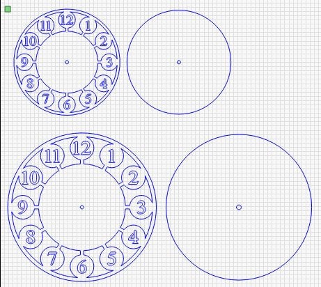 Clock Face Laser Cut Digital File - Etsy