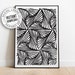 Paradox Triangle Optical Art Printable Poster - Etsy