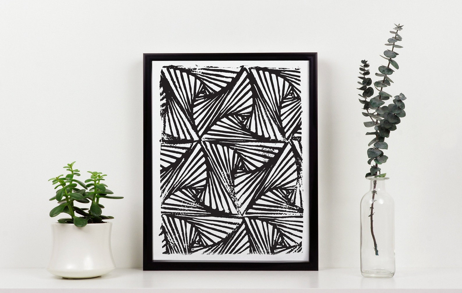 Paradox Triangle | Optical Art Printable Poster - Etsy