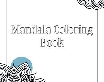 Mandala Coloring Book - 50 Pages - Etsy