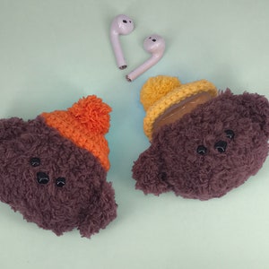 Fluffy Cute Dog Airpods Case Puppy AirPod 2 3 Skin Cover Air Pods Pro ...