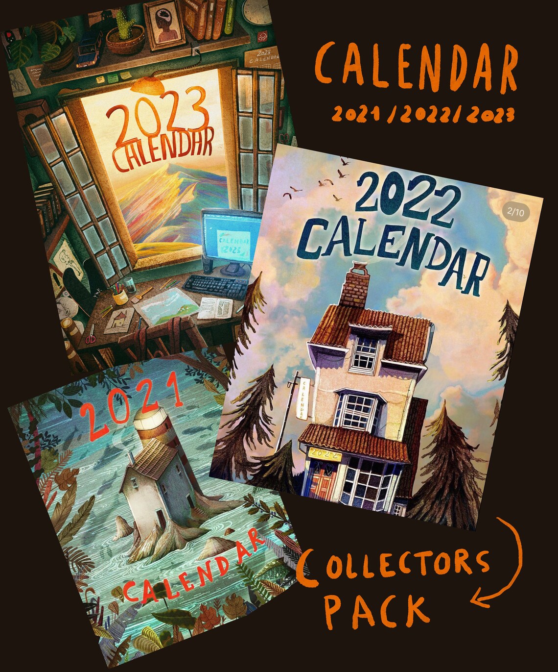 Calendar Collectors Pack 2021 2022 2023 - Etsy