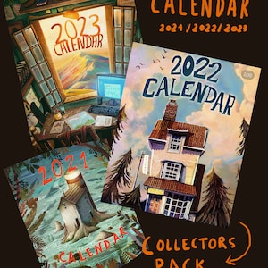Calendar Collectors Pack 2021 2022 2023 - Etsy